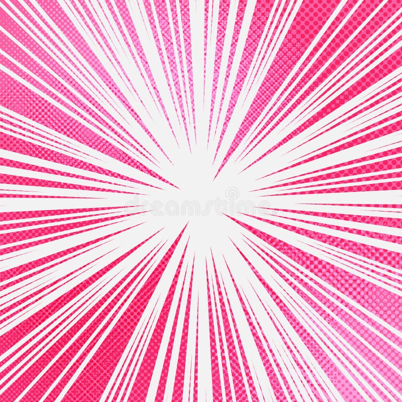 Comic Bright Explosive Pink Template Stock Vector - Illustration of ...
