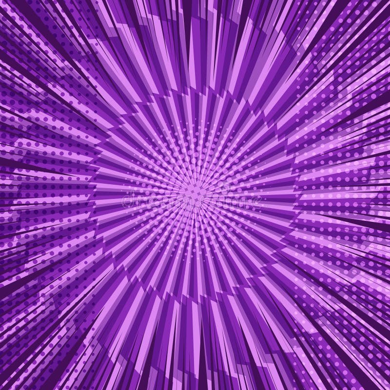 Comic Bright Purple Background Stock Vector - Illustration of light ...