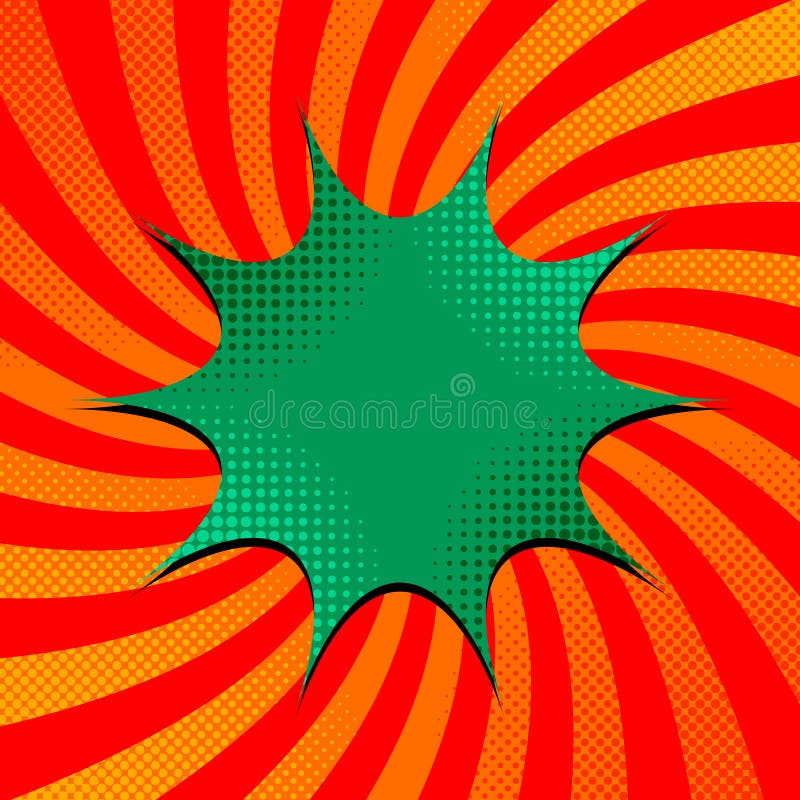 Comic bright template stock vector. Illustration of element - 175741937
