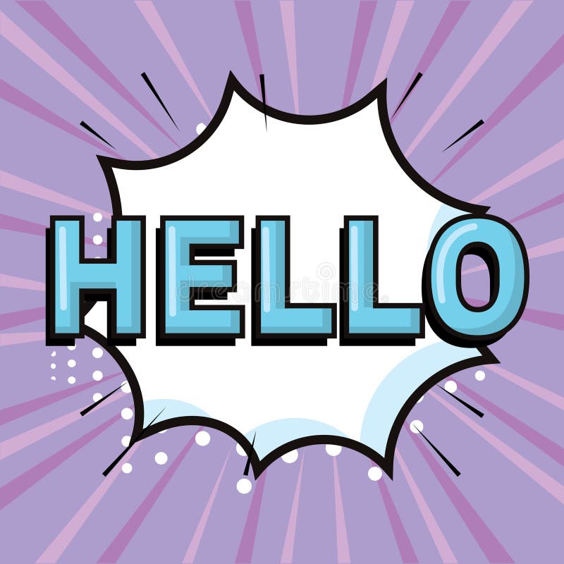 Hello Bubble Clipart