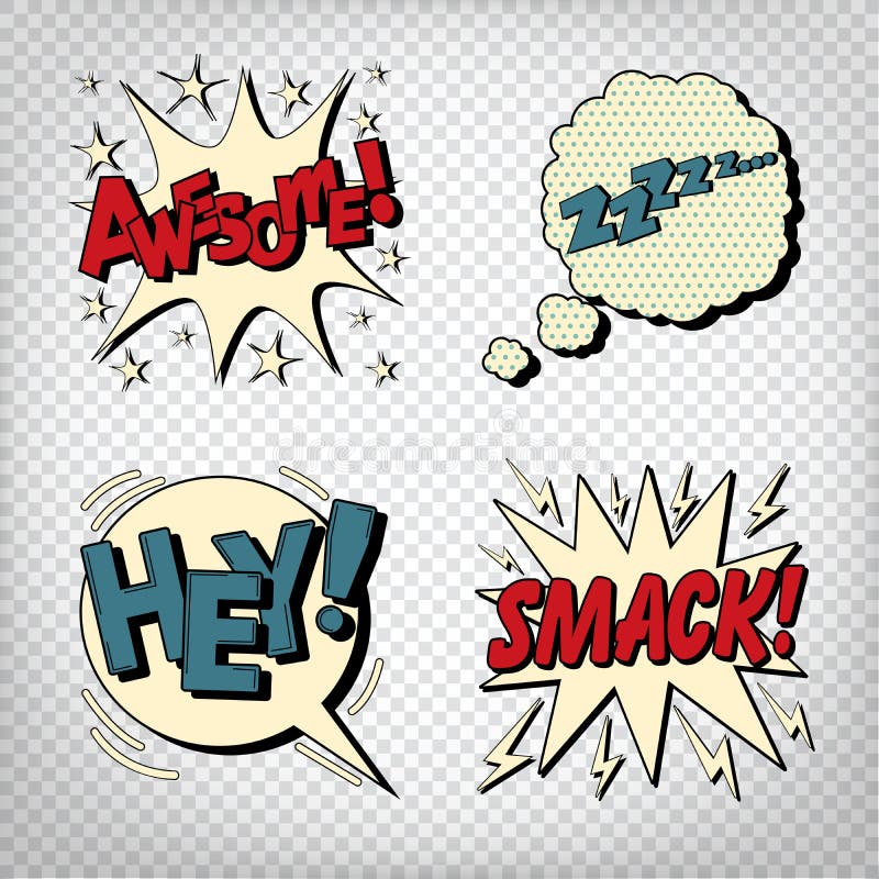 Comic Book Expressions Stock Illustrations – 622 Comic Book Expressions ...