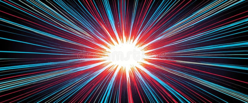 Comic Burst Background Halftone Effect Abstract Radial, Convergent ...