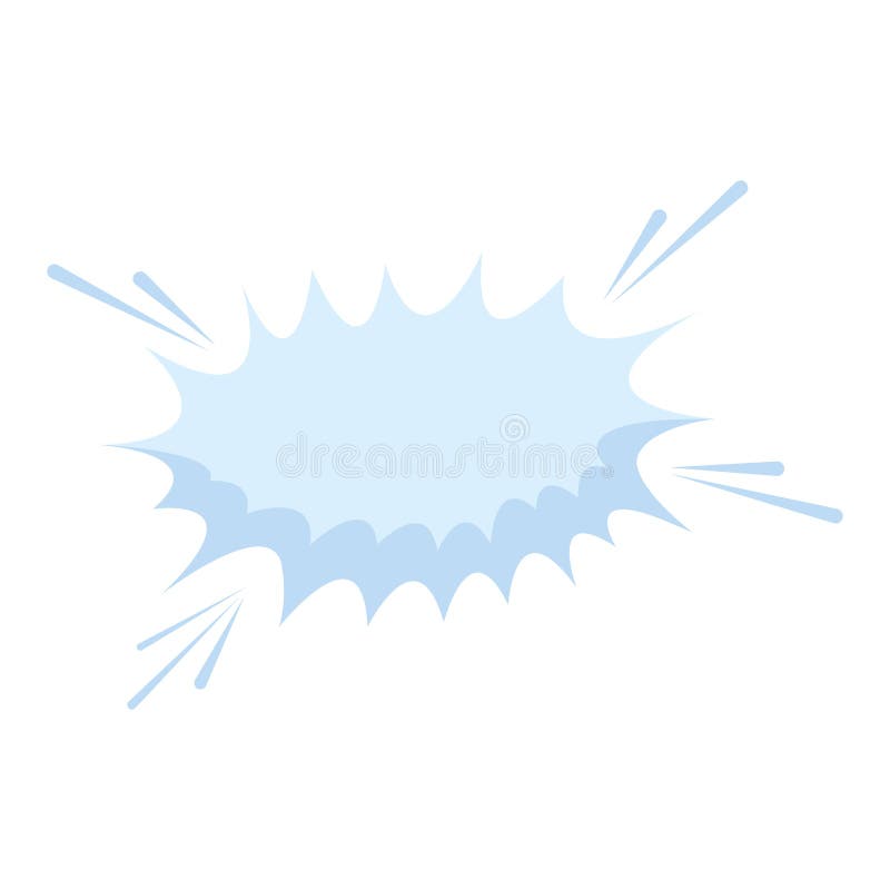 Comic Burst Icon Over White Background Stock Vector - Illustration of ...