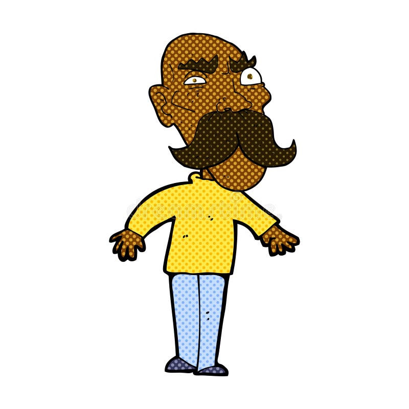Retro Comic Book Style Cartoon Angry Old Man Stock Illustrations – 88 ...