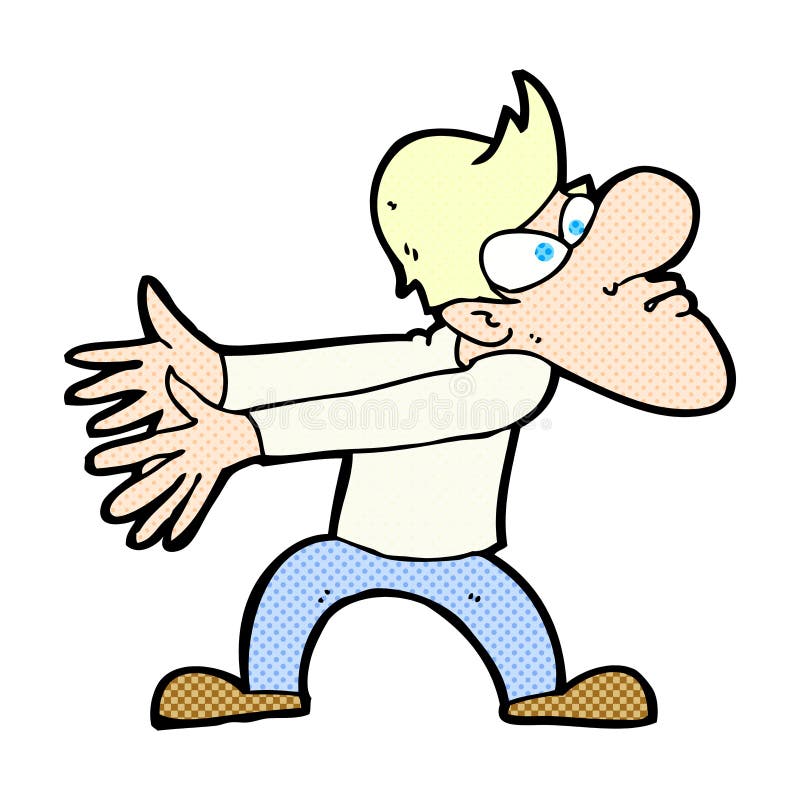 Comic Cartoon Angry Man Arguing Stock Illustrations – 46 Comic Cartoon ...