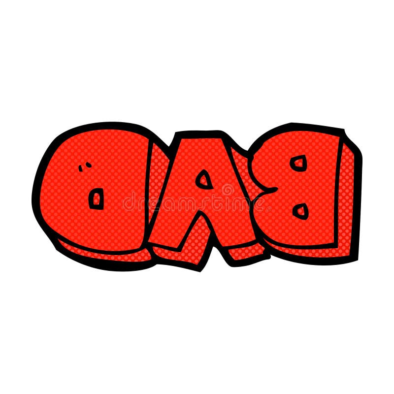 Comic cartoon bad sign stock illustration. Illustration of traditional ...