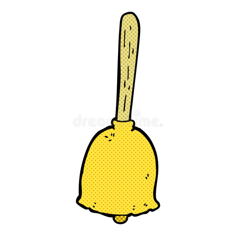 Comic cartoon bell stock illustration. Illustration of ringing - 52915172