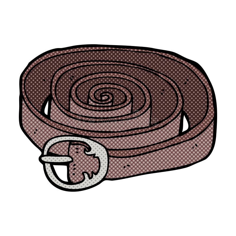 Comic cartoon belt stock illustration. Illustration of clip - 52940124