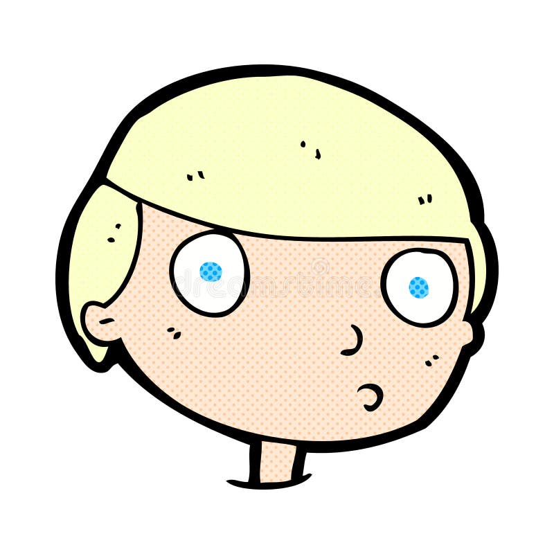 Comic cartoon boy staring stock illustration. Illustration of design ...