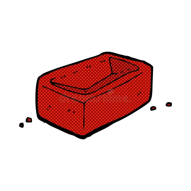 Cartoon Brick Wall stock vector. Illustration of rectangle - 52680512