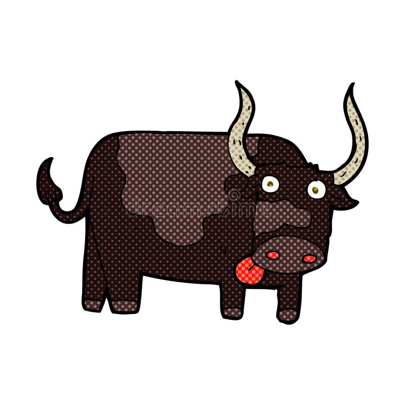 Comic cartoon happy dog stock illustration. Illustration of cheerful ...