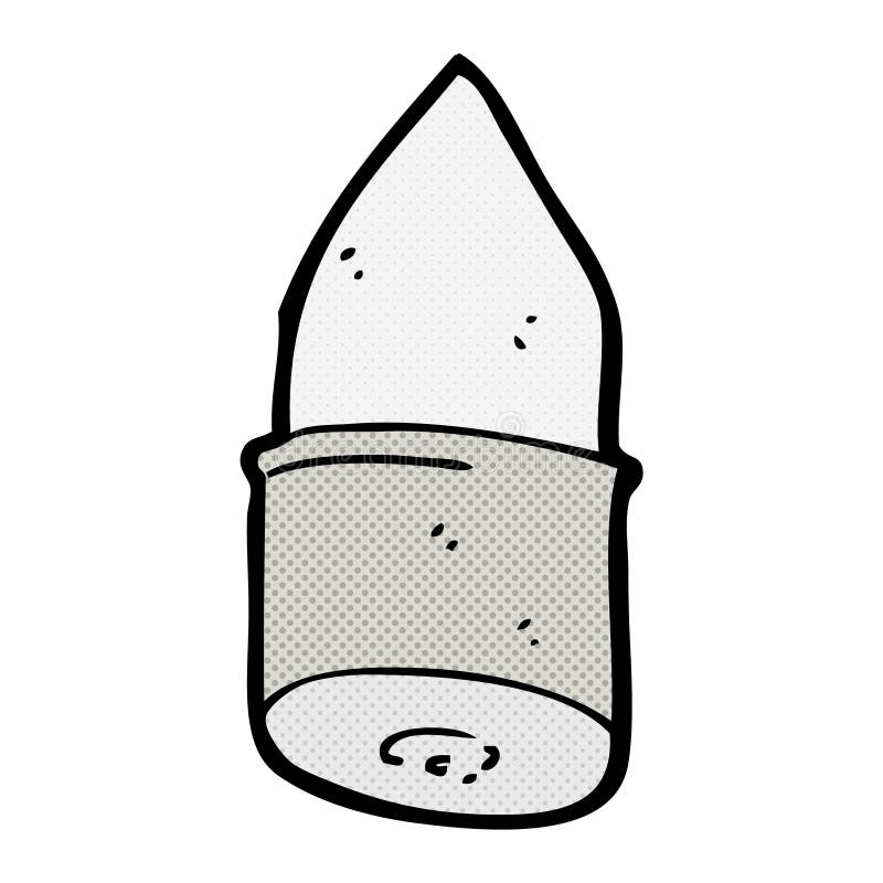 Comic cartoon bullet stock illustration. Illustration of cartoon - 52950288