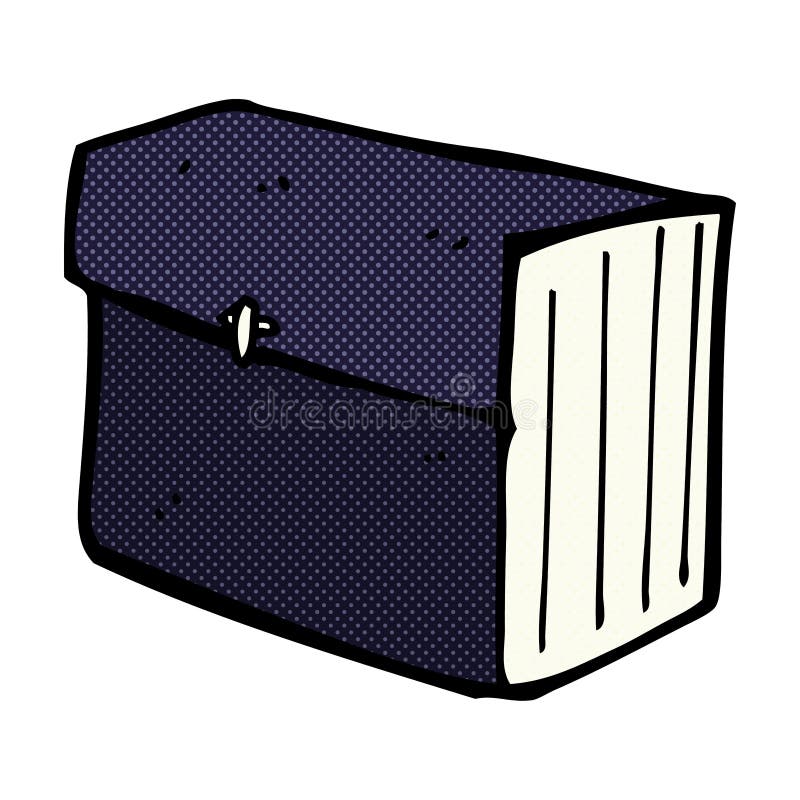 Comic Cartoon Business Files Stock Illustration - Illustration of ...