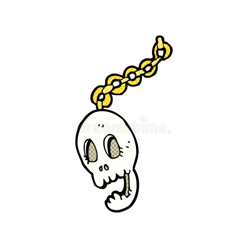 Cartoon Man with Chain Fence Stock Illustration - Illustration of chain ...