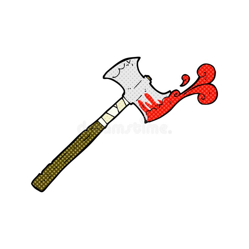 Double Sided Red Axe