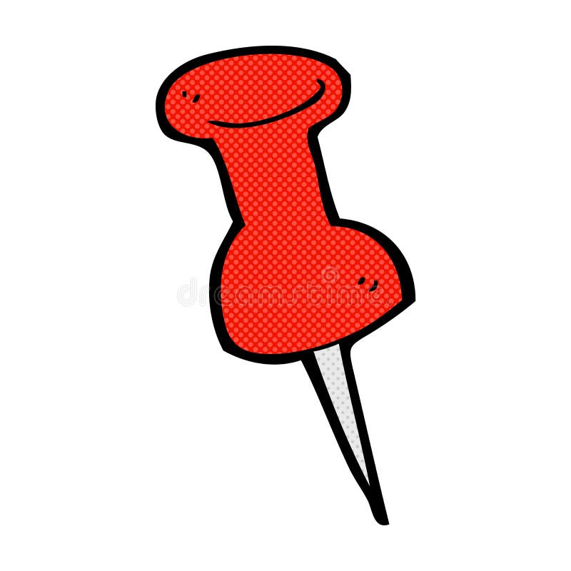 Pin Cartoon Drawing Stock Illustrations – 14,533 Pin Cartoon Drawing ...