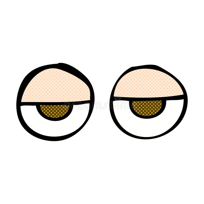 Cartoon Man with Eyes Popping Out of Head Stock Illustration ...