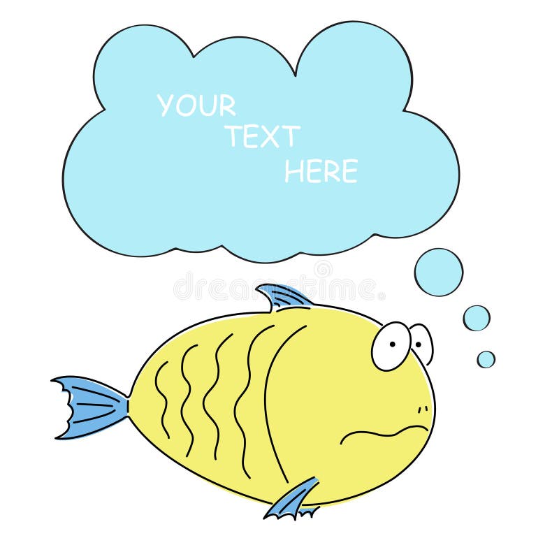 Comic cartoon fish stock vector. Illustration of cute - 10385235