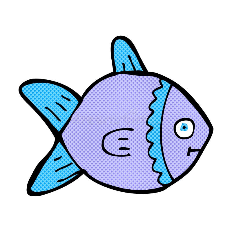 Cartoon fish stock vector. Illustration of thinking, idea - 37577226