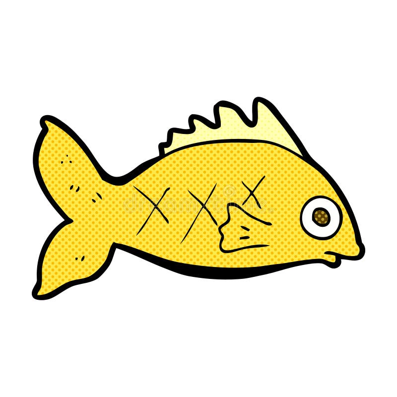 Comic cartoon fish stock illustration. Illustration of style - 52879102