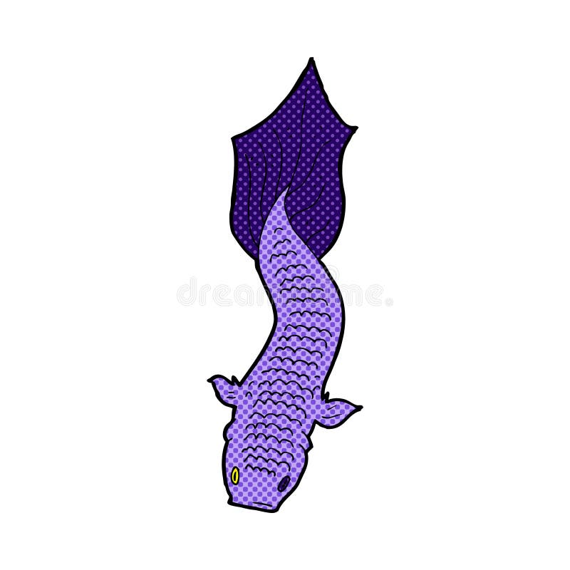 Comic cartoon fish stock illustration. Illustration of comic - 52879206