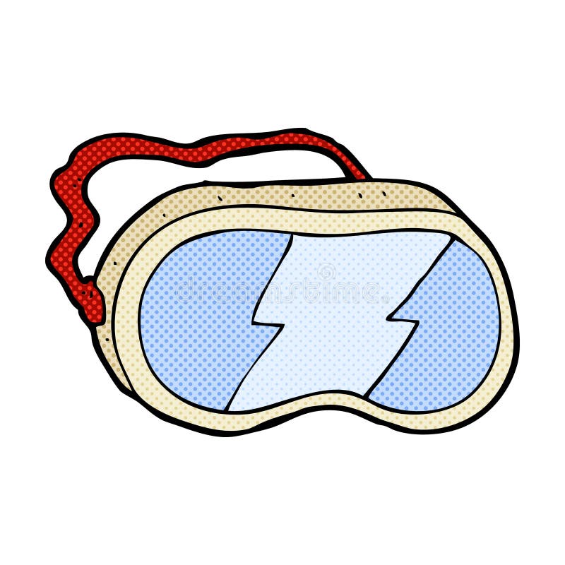 Comic cartoon goggles stock illustration. Illustration of cartoon ...