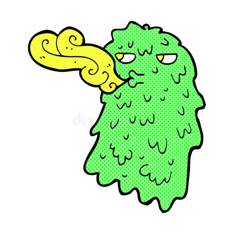Comic cartoon gross ghost stock illustration. Illustration of clip ...
