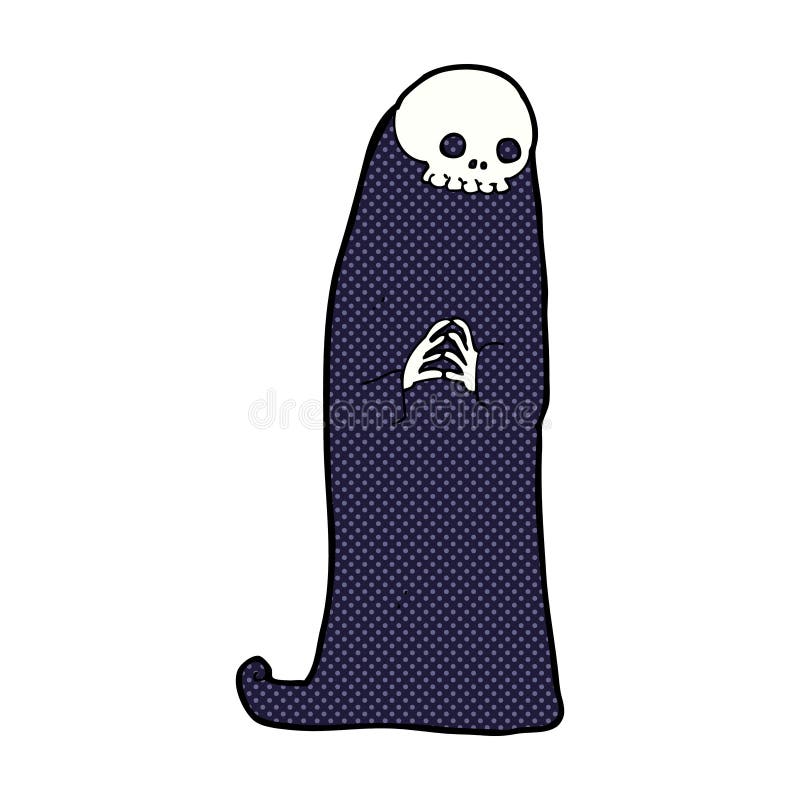 Comic Cartoon Halloween Ghoul Stock Illustration - Illustration of ...