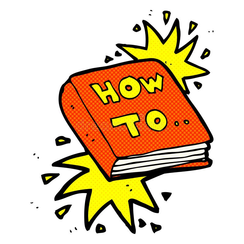 To Book Guide Manual Cartoon Character Cute Hand Stock Illustrations ...