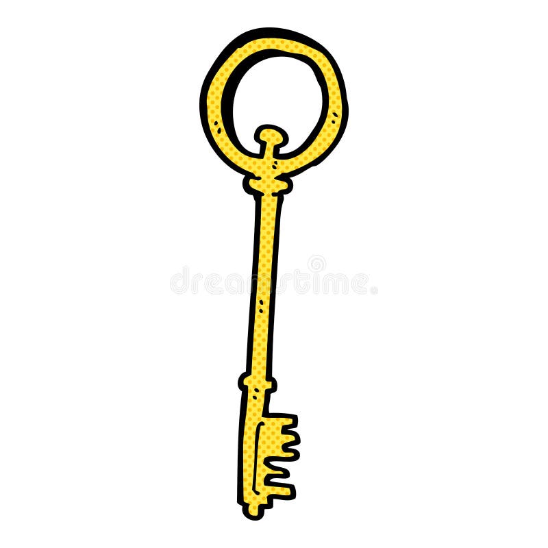 Cartoon key stock vector. Illustration of cartoon, safety - 28086773