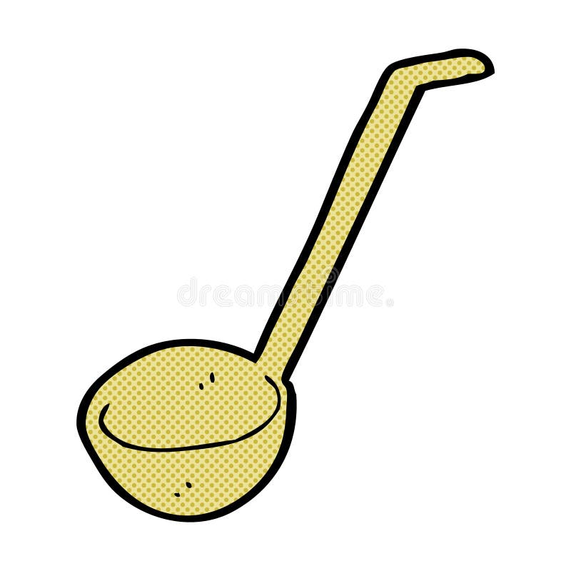 Cartoon ladle stock illustration. Illustration of hand - 37023666