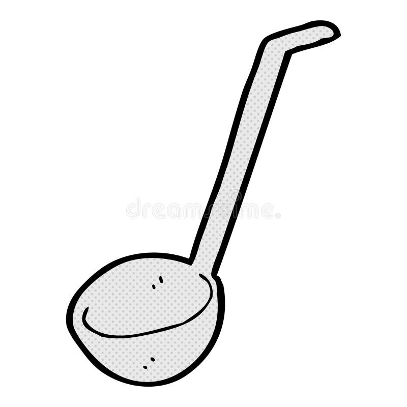Cartoon ladle stock illustration. Illustration of hand - 37023666