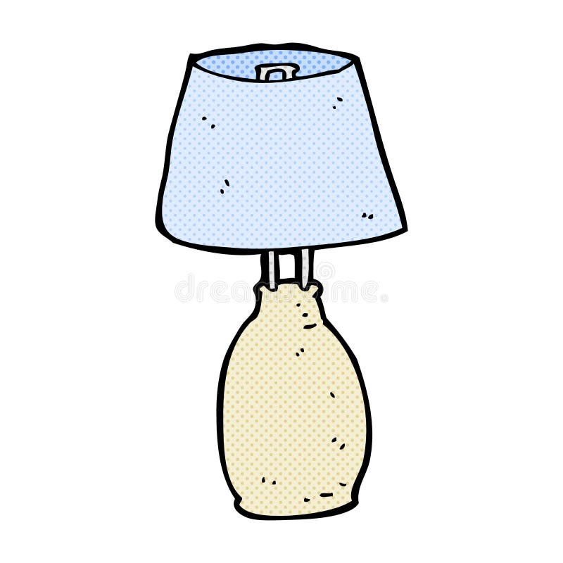 Cartoon lamp stock illustration. Illustration of drawing - 37033485
