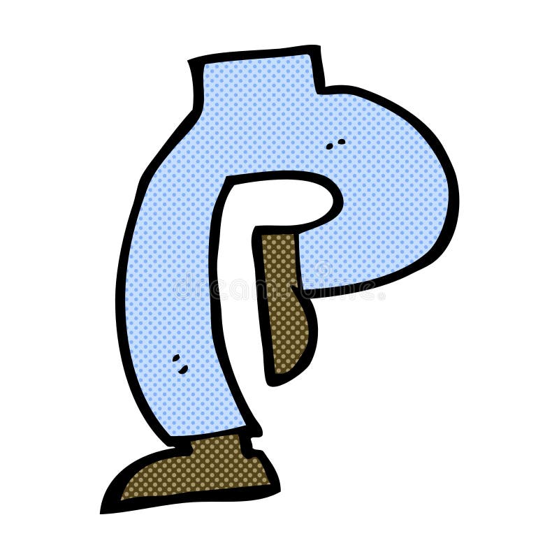 Comic cartoon legs stock illustration. Illustration of crazy - 52950909