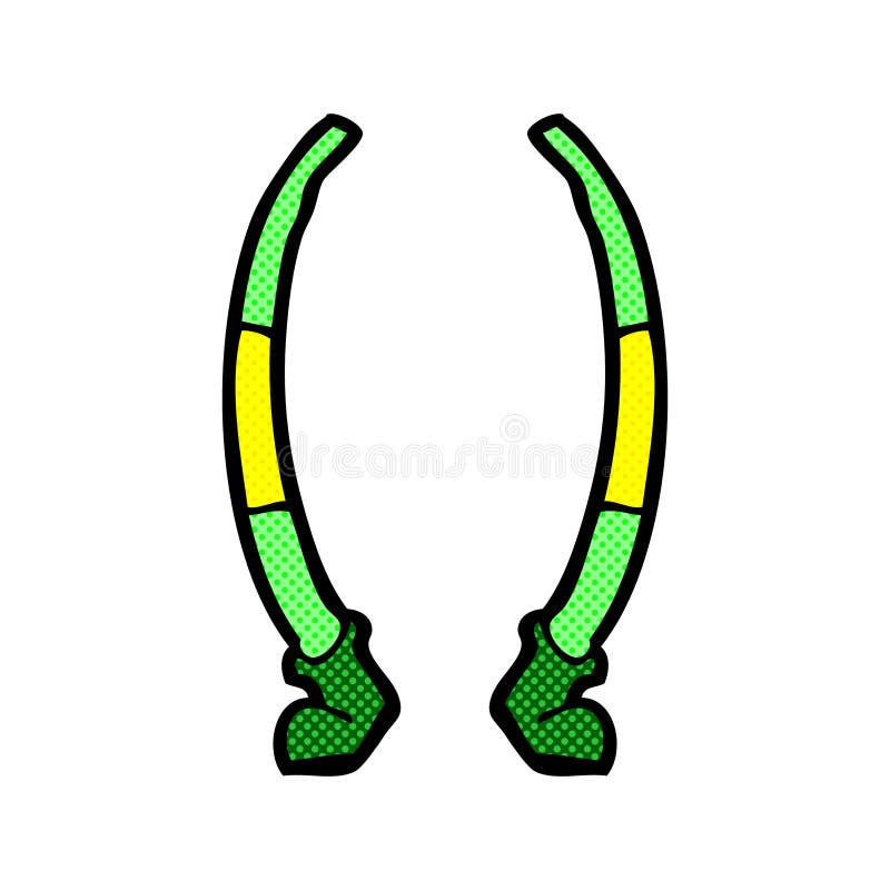 Comic cartoon legs stock illustration. Illustration of silly - 52954873