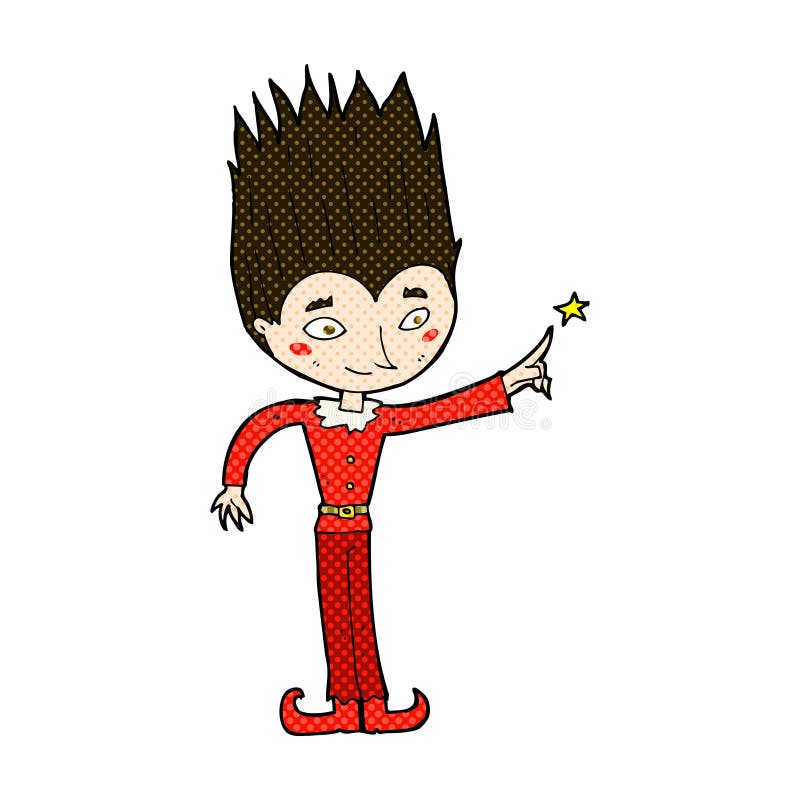 Comic Book Christmas Elf Stock Illustrations – 198 Comic Book Christmas ...