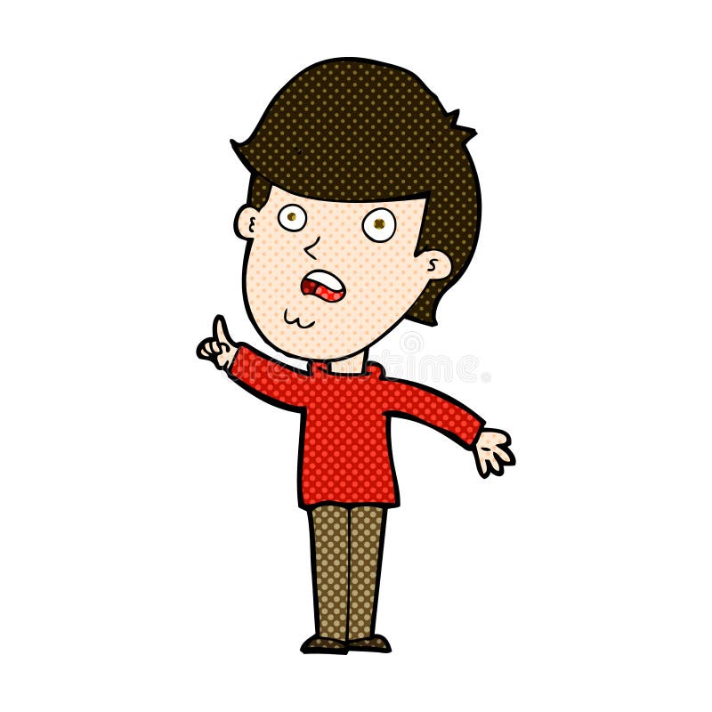 Comic Cartoon Man Asking Question Stock Illustrations – 131 Comic ...