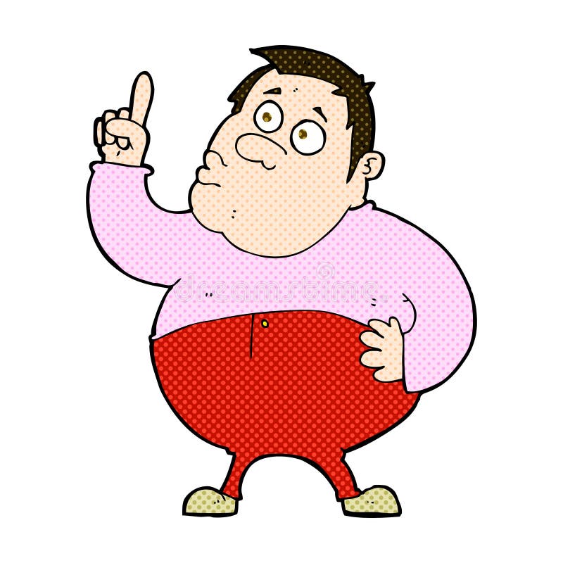 Comic Cartoon Man Asking Question Stock Illustration - Illustration of ...