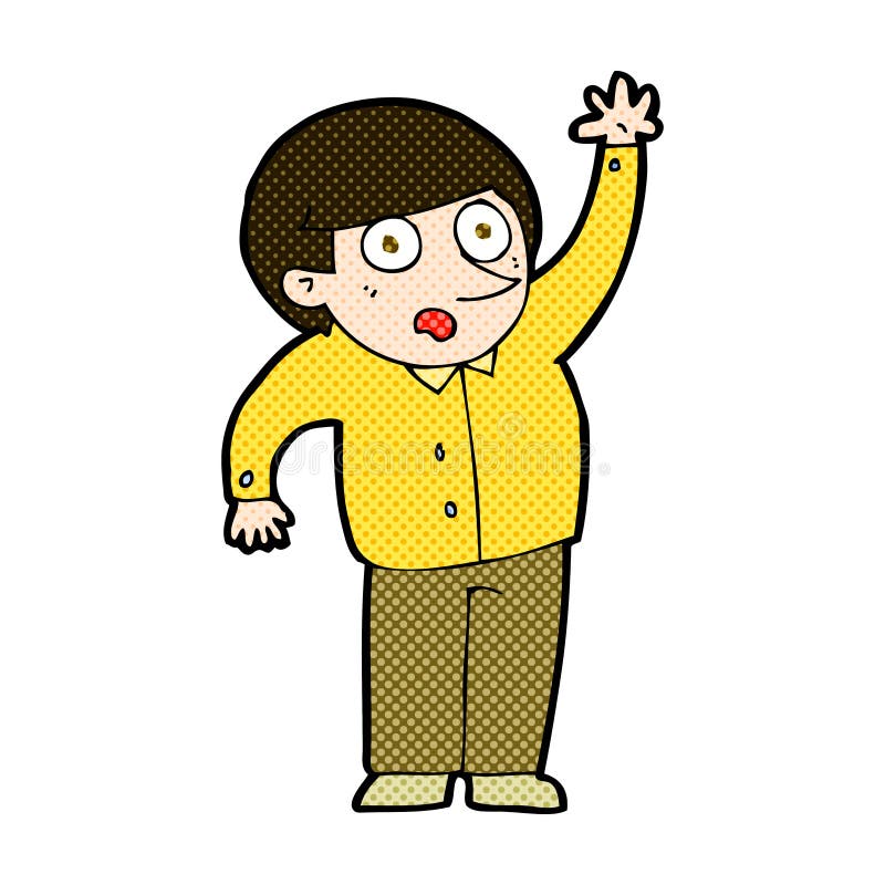 Comic Cartoon Boy Asking Question Stock Illustrations – 113 Comic ...