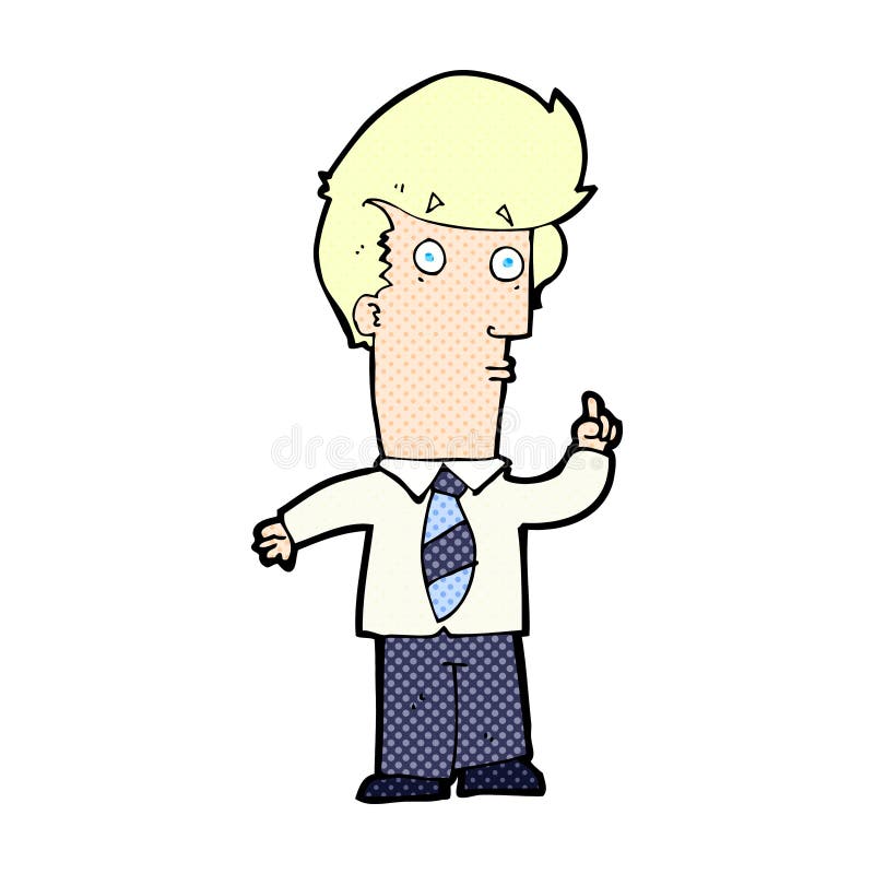 Cartoon Man Answering Question Stock Illustrations – 866 Cartoon Man ...