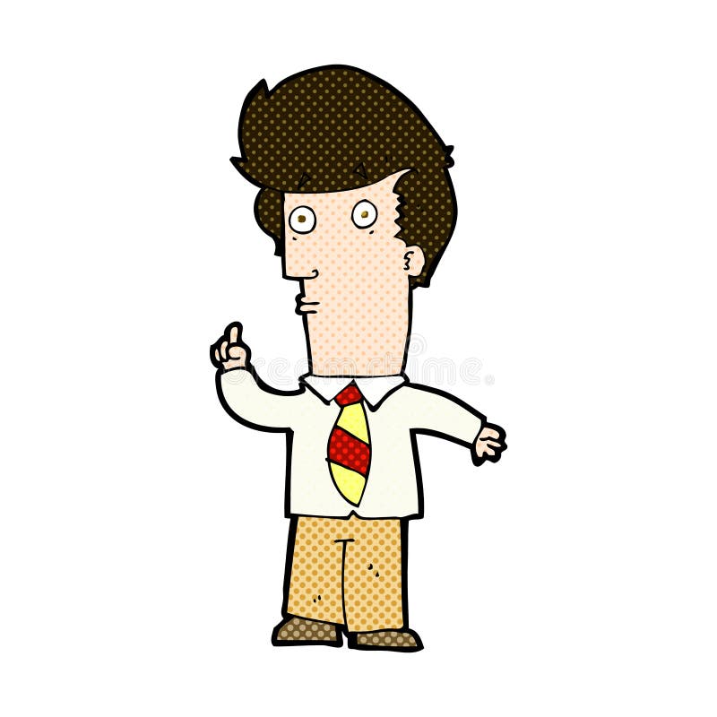 Cartoon Man Answering Question Stock Illustrations – 866 Cartoon Man ...