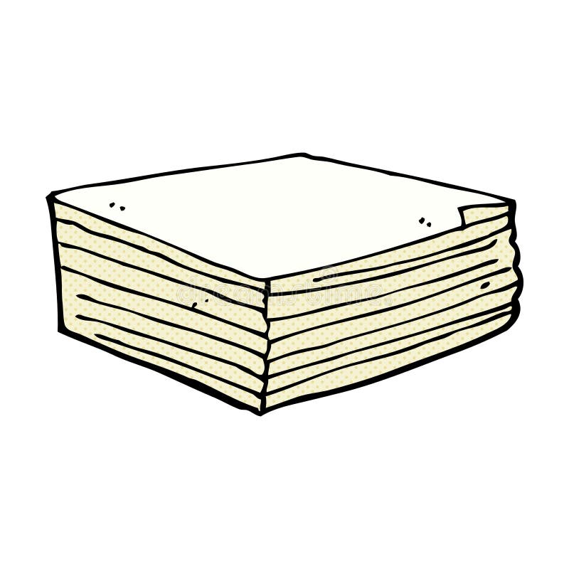 Comic cartoon note pads stock illustration. Illustration of cheerful ...