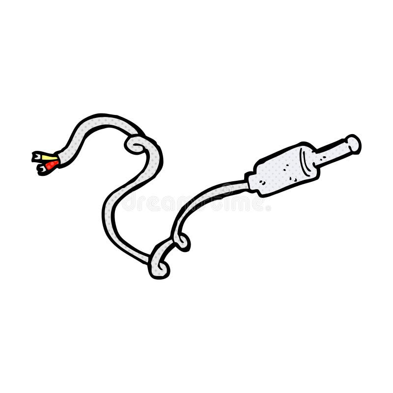 Comic cartoon plug stock illustration. Illustration of book - 52916680