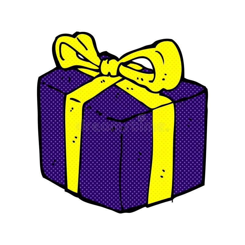 Cartoon present stock vector. Illustration of clip, quirky - 37012041