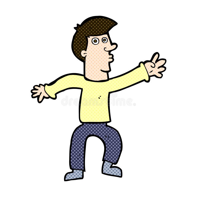 Cartoon Reaching Hand stock vector. Illustration of forefinger - 29947995