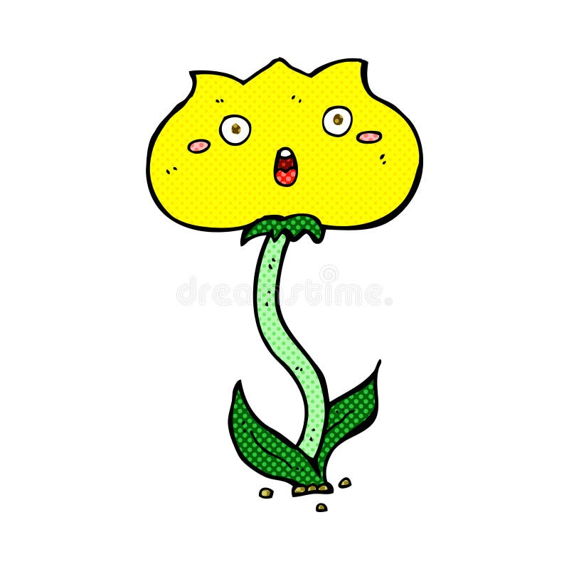 Cartoon Shocked Flower Stock Illustrations – 335 Cartoon Shocked Flower ...