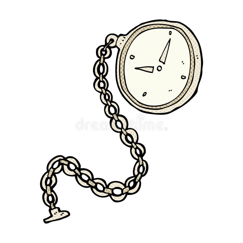 Cartoon old watch stock vector. Illustration of funny - 37036328