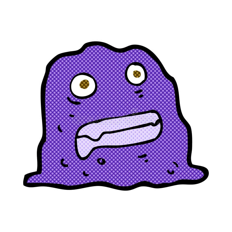 Cartoon slime blob monster stock vector. Illustration of cute - 38059941