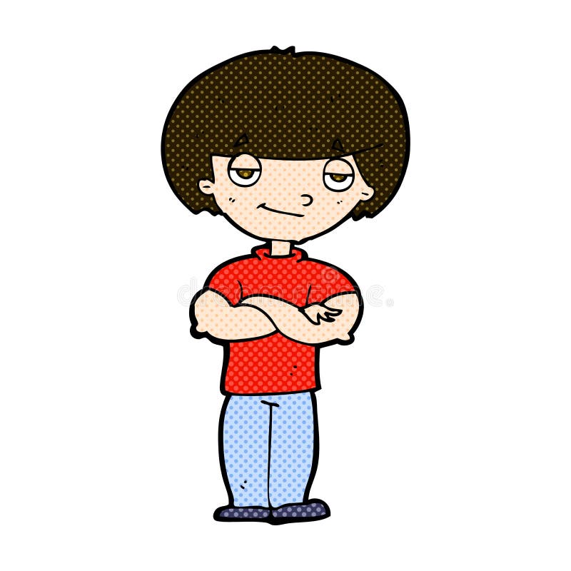 Cartoon smug wolf face stock vector. Illustration of cute - 37014030