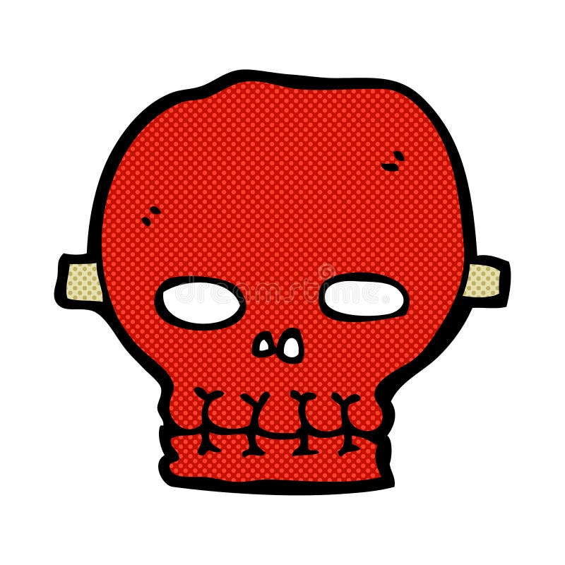 Spooky mask stock vector. Illustration of dirty, grungy - 26288643